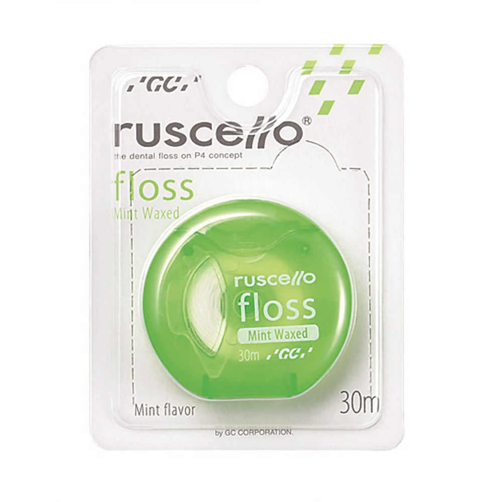 GC-FLOSSGREENX - RUSCELLO FLOSS Green Mint 30m - Dental Xpress Australia